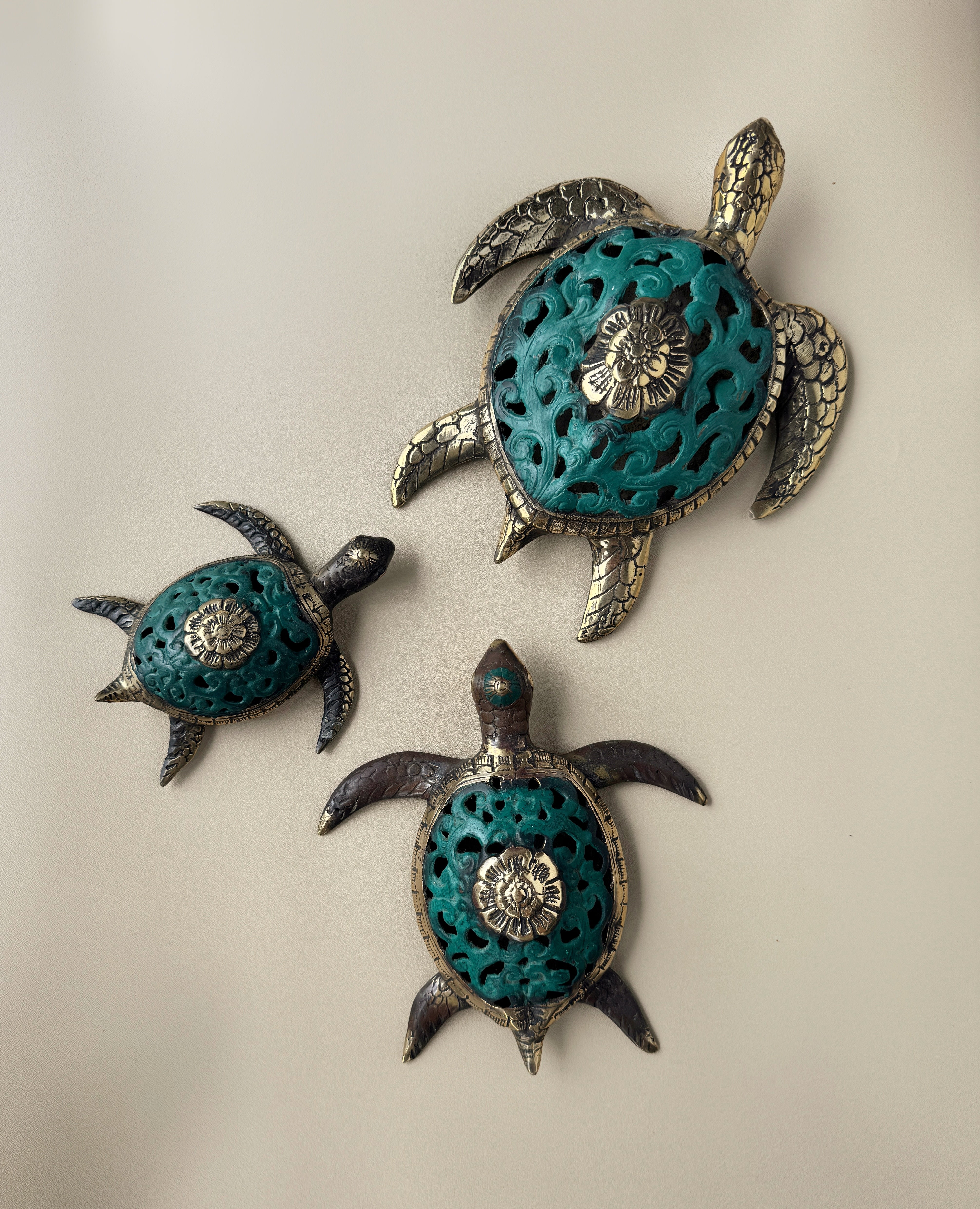 Brass Sea Turtle Statues – SUKO HOME
